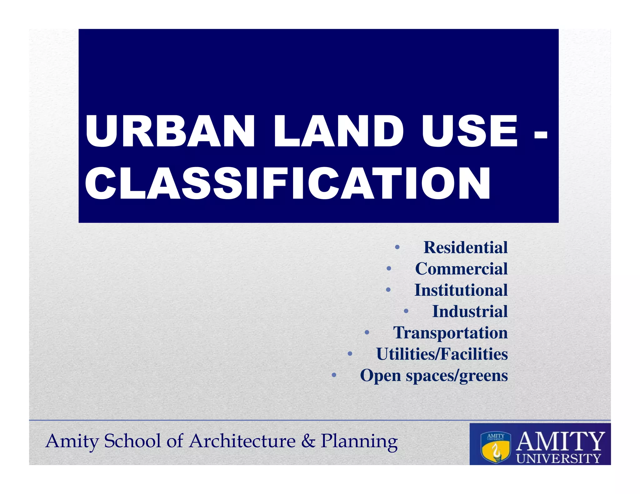 Master plan and land use | PDF