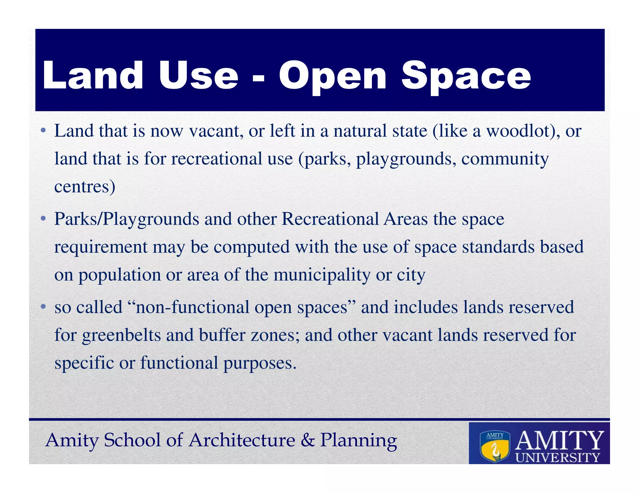 Master plan and land use | PDF