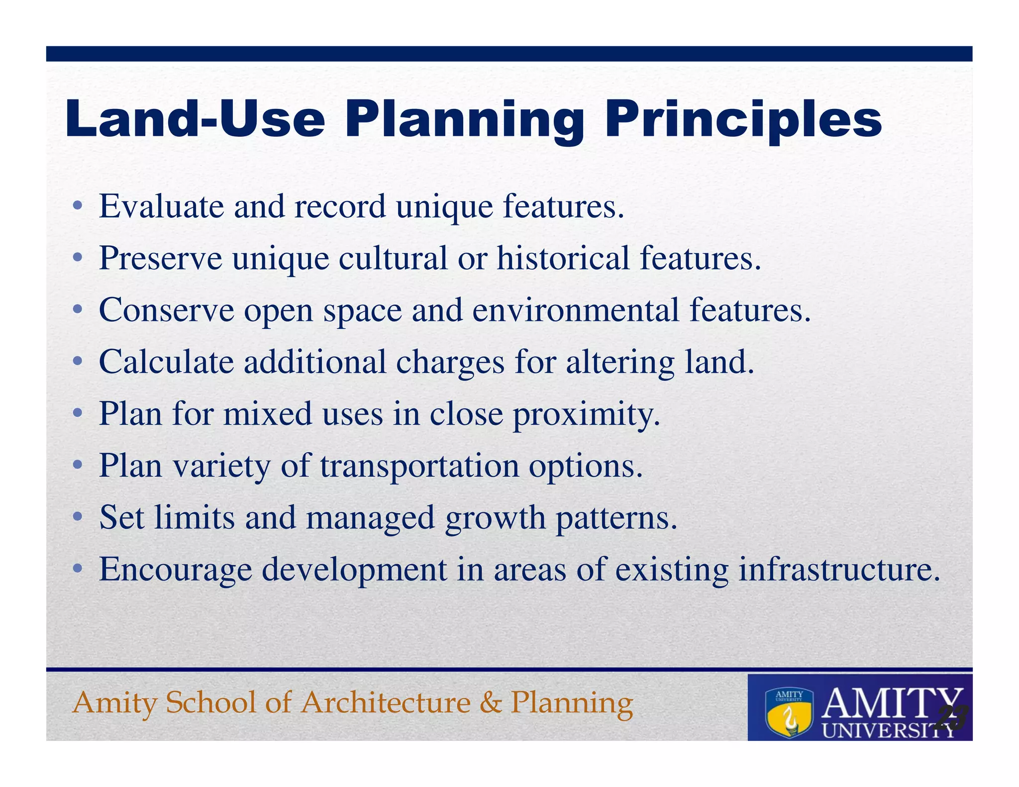 Master plan and land use | PDF