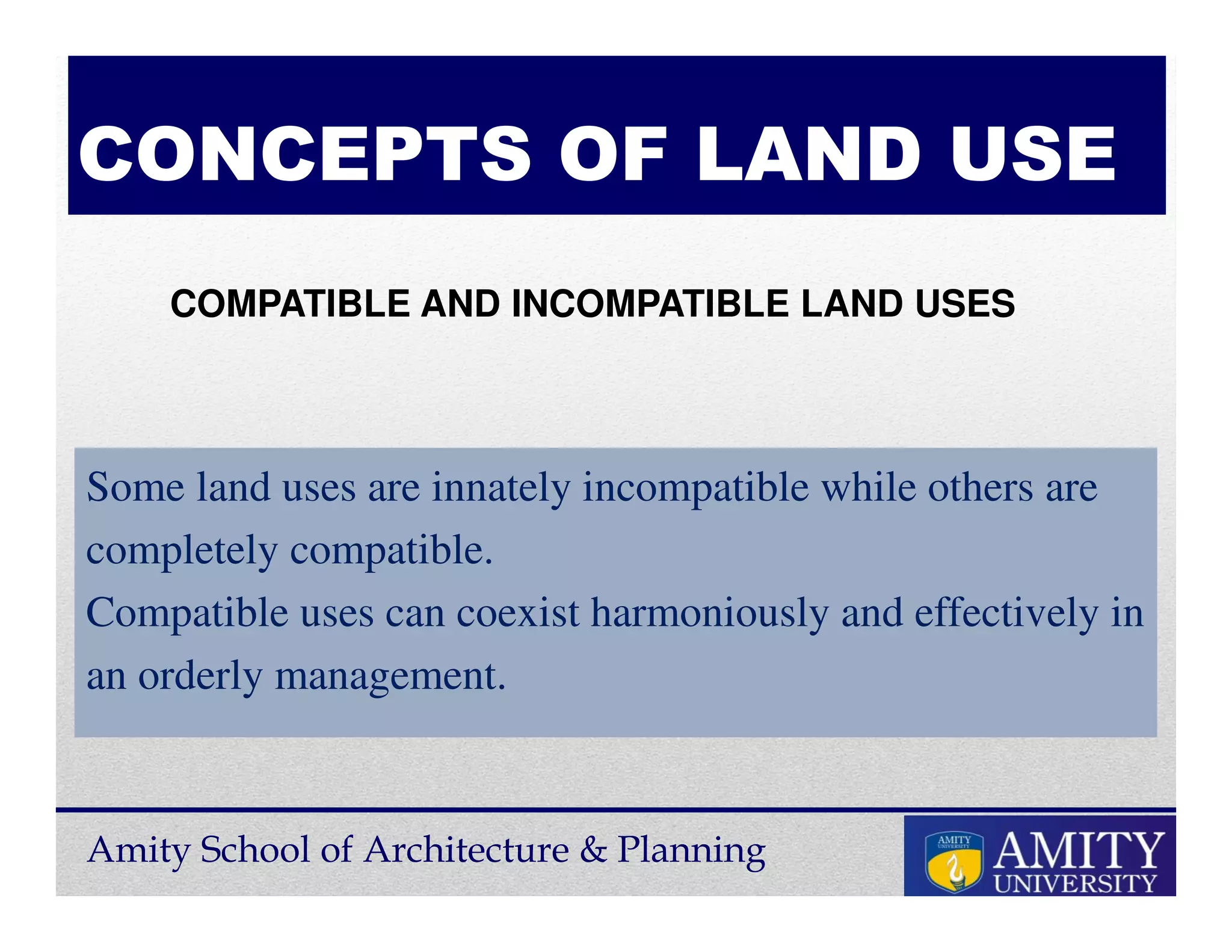 Master plan and land use | PDF