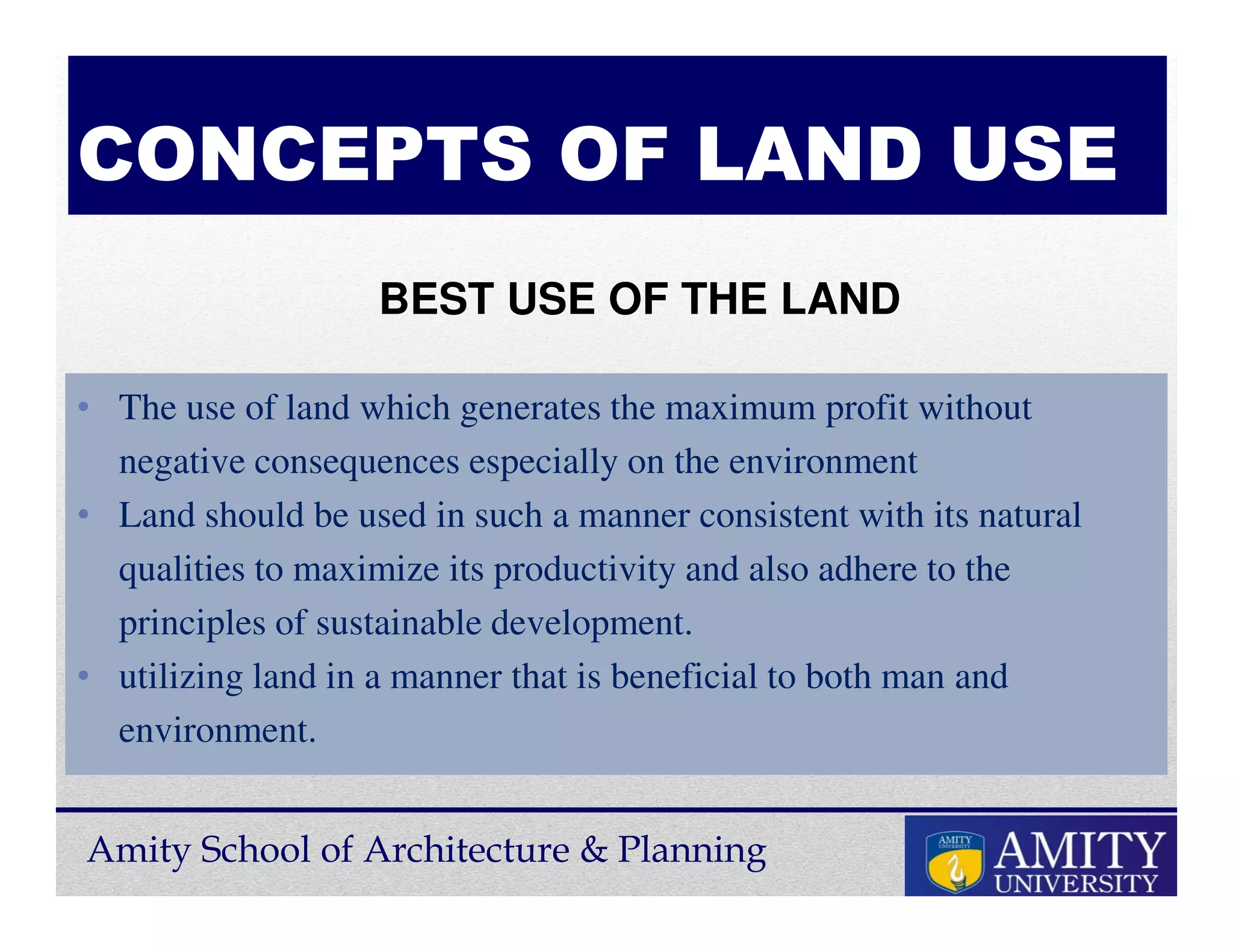 Master plan and land use | PDF