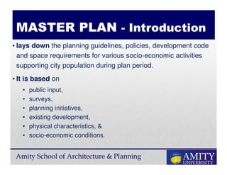 Master plan and land use | PDF
