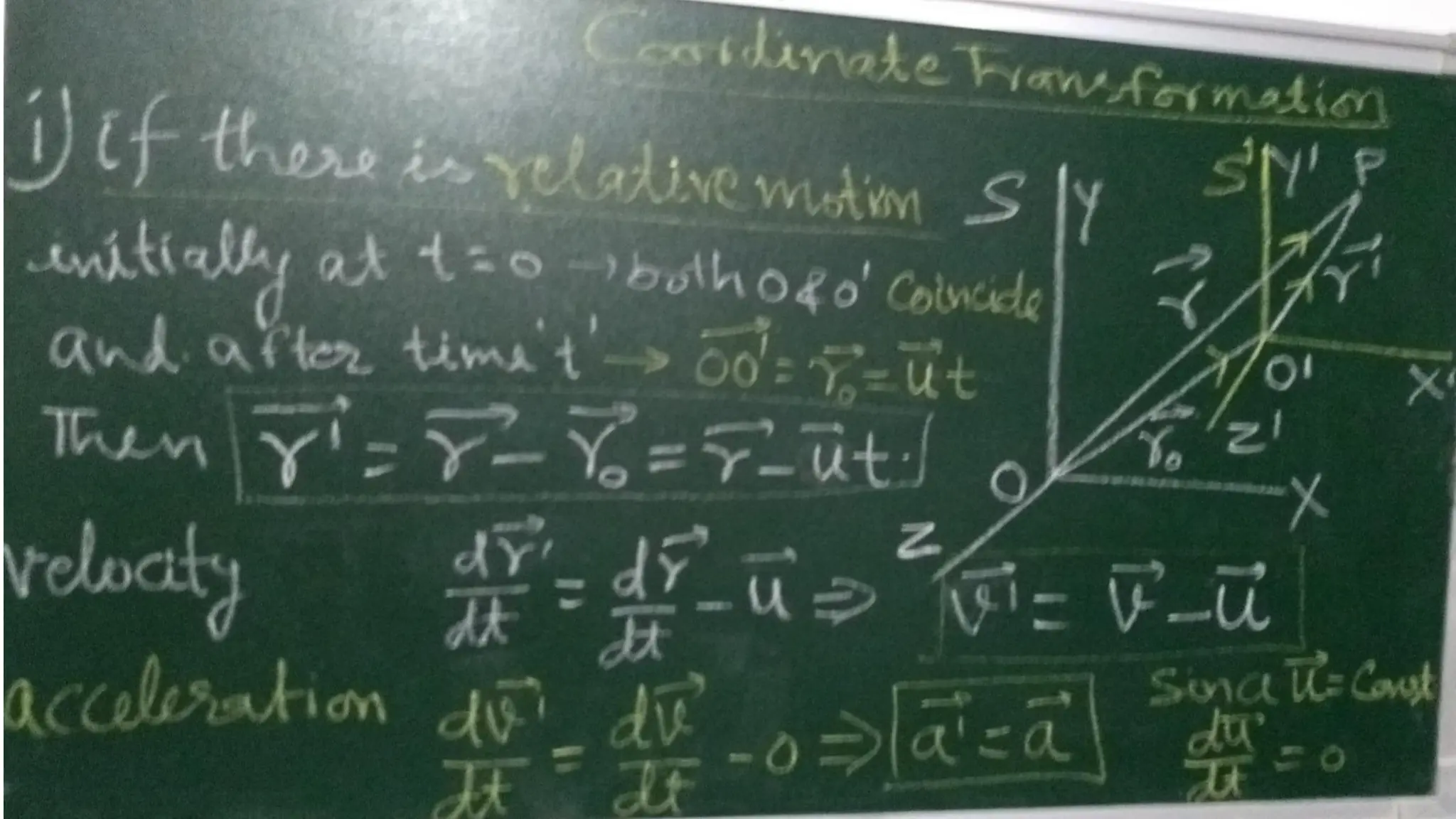Lecture-2 Mechanics- Coordinate Transformations | PDF