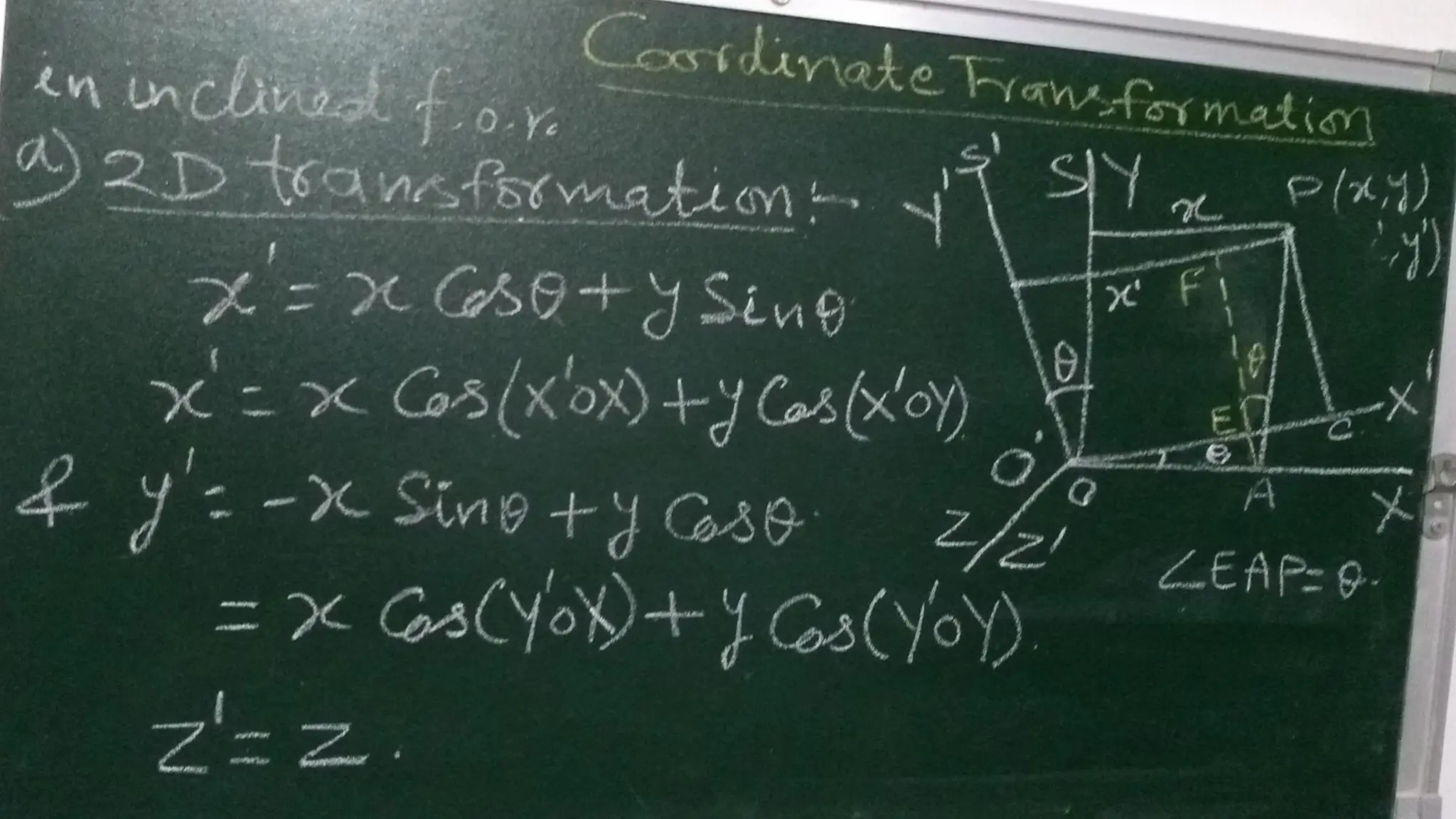 Lecture-2 Mechanics- Coordinate Transformations | PDF