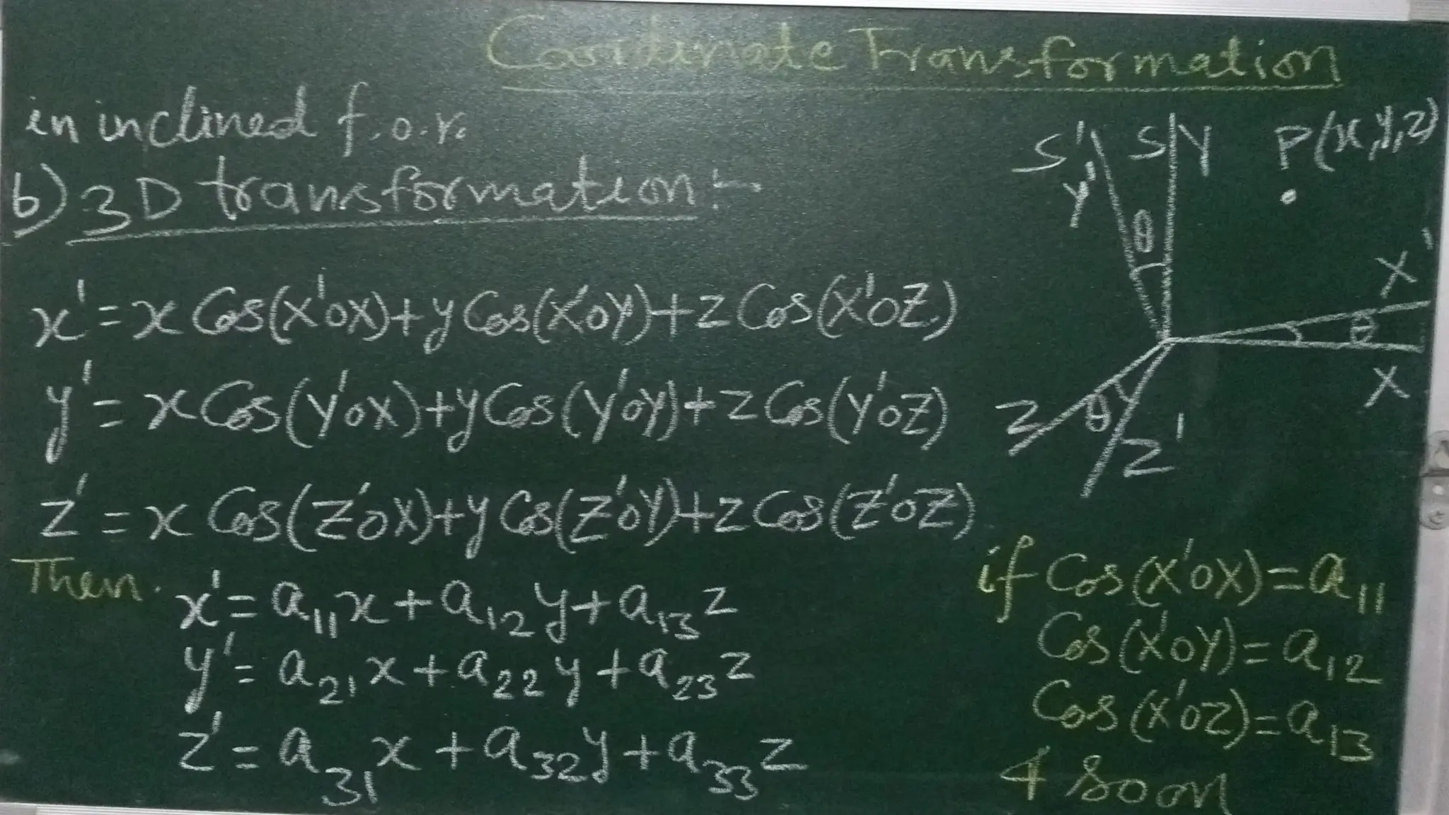 Lecture-2 Mechanics- Coordinate Transformations | PDF