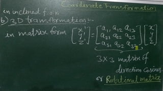 Lecture-2 Mechanics- Coordinate Transformations | PDF