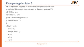 Lecture - 2 python notes important for beginners. | PPTX