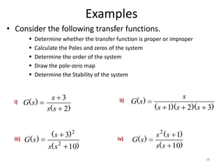Lecture 2 transfer-function | PPTX