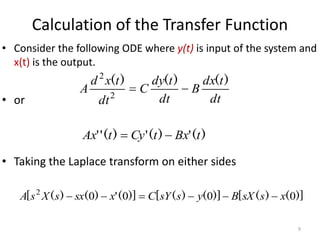 Lecture 2 transfer-function | PPTX