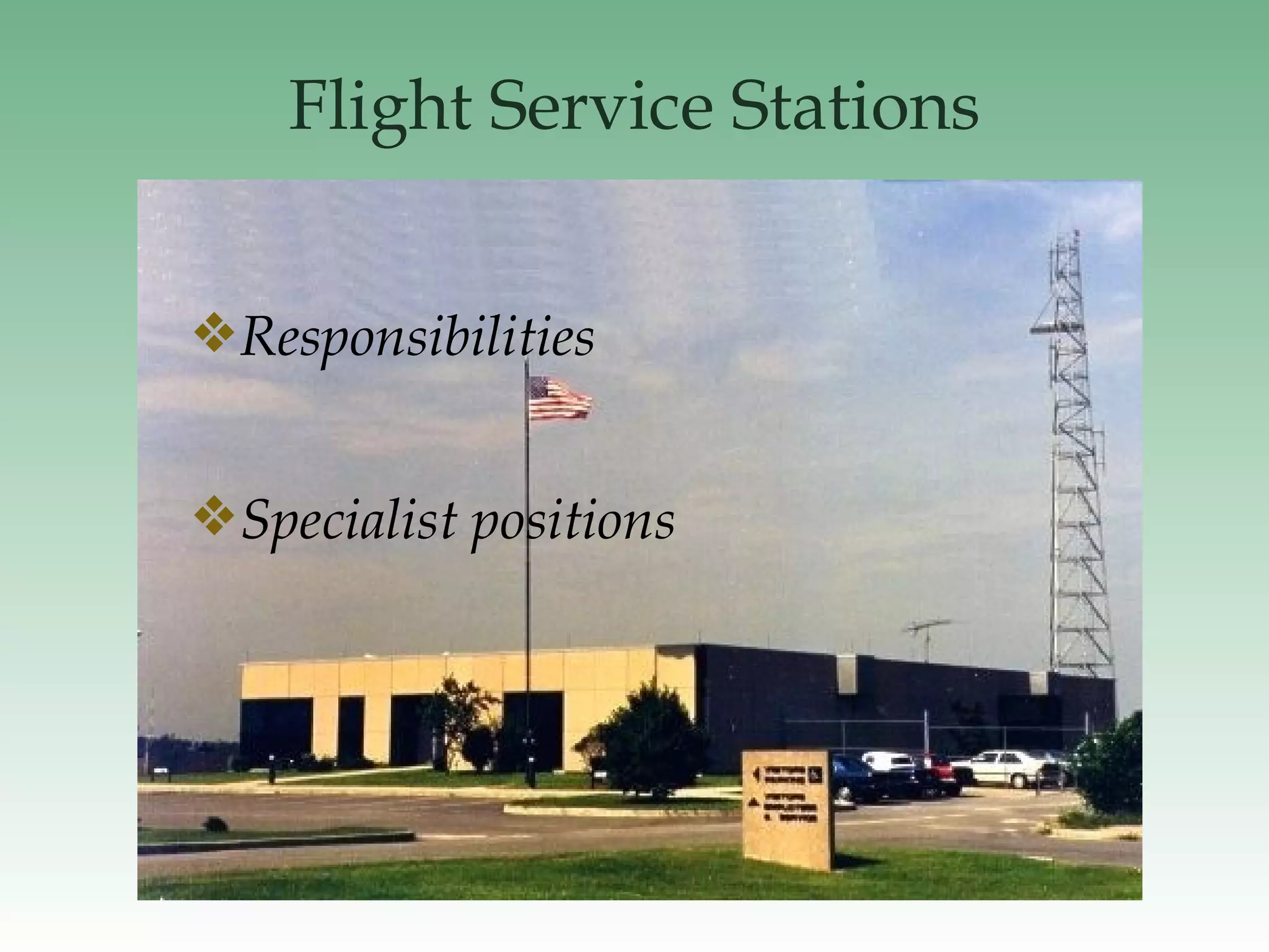 Air Traffic Control Organization Lesson | PPT