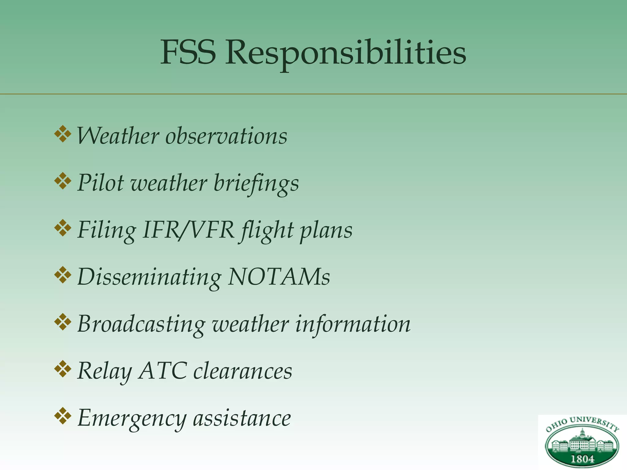Air Traffic Control Organization Lesson | PPT