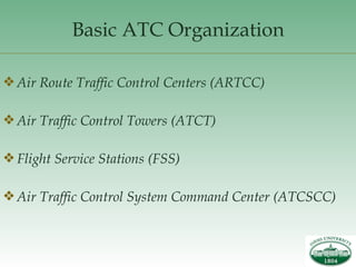 Air Traffic Control Organization Lesson | PPT