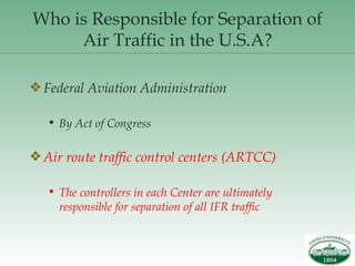Air Traffic Control Organization Lesson | PPT