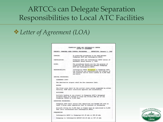 Air Traffic Control Organization Lesson | PPT