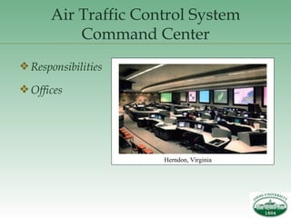 Air Traffic Control System Command Center