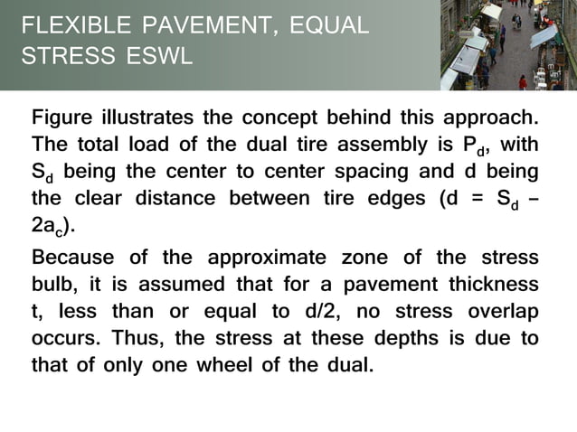 Determining equivalent single wheel load.(ESWL) | PPTX