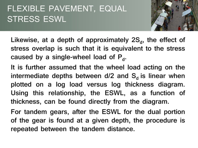 Determining equivalent single wheel load.(ESWL) | PPTX