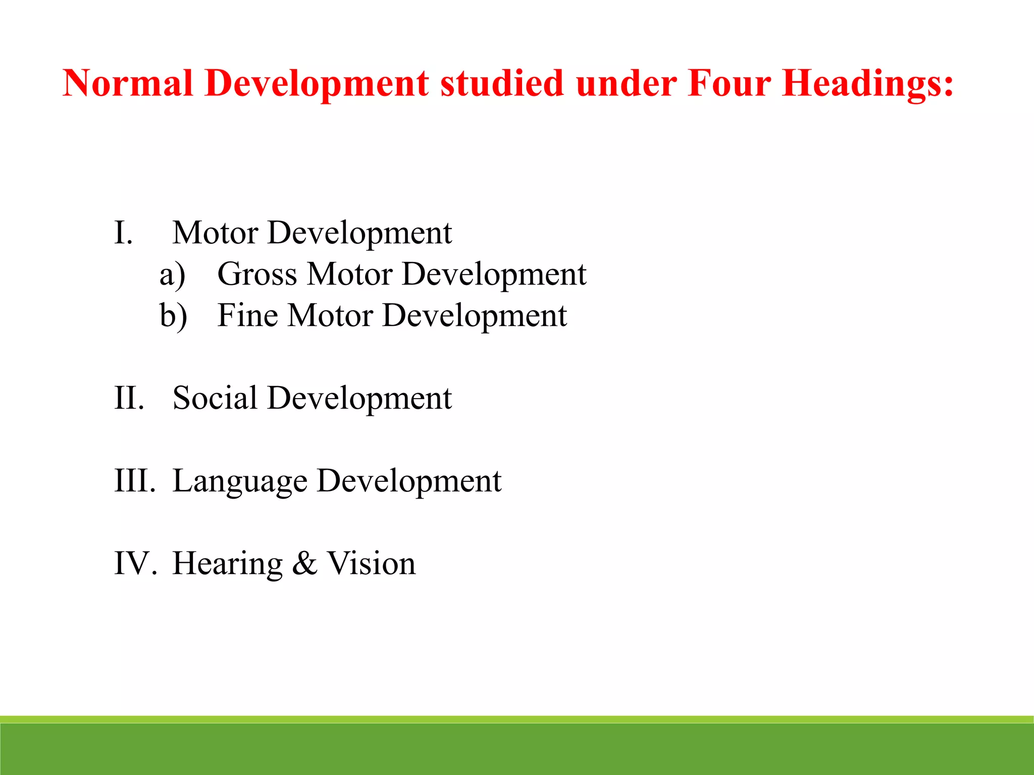 Lecture 3. Normal Development in Children. | PPTX