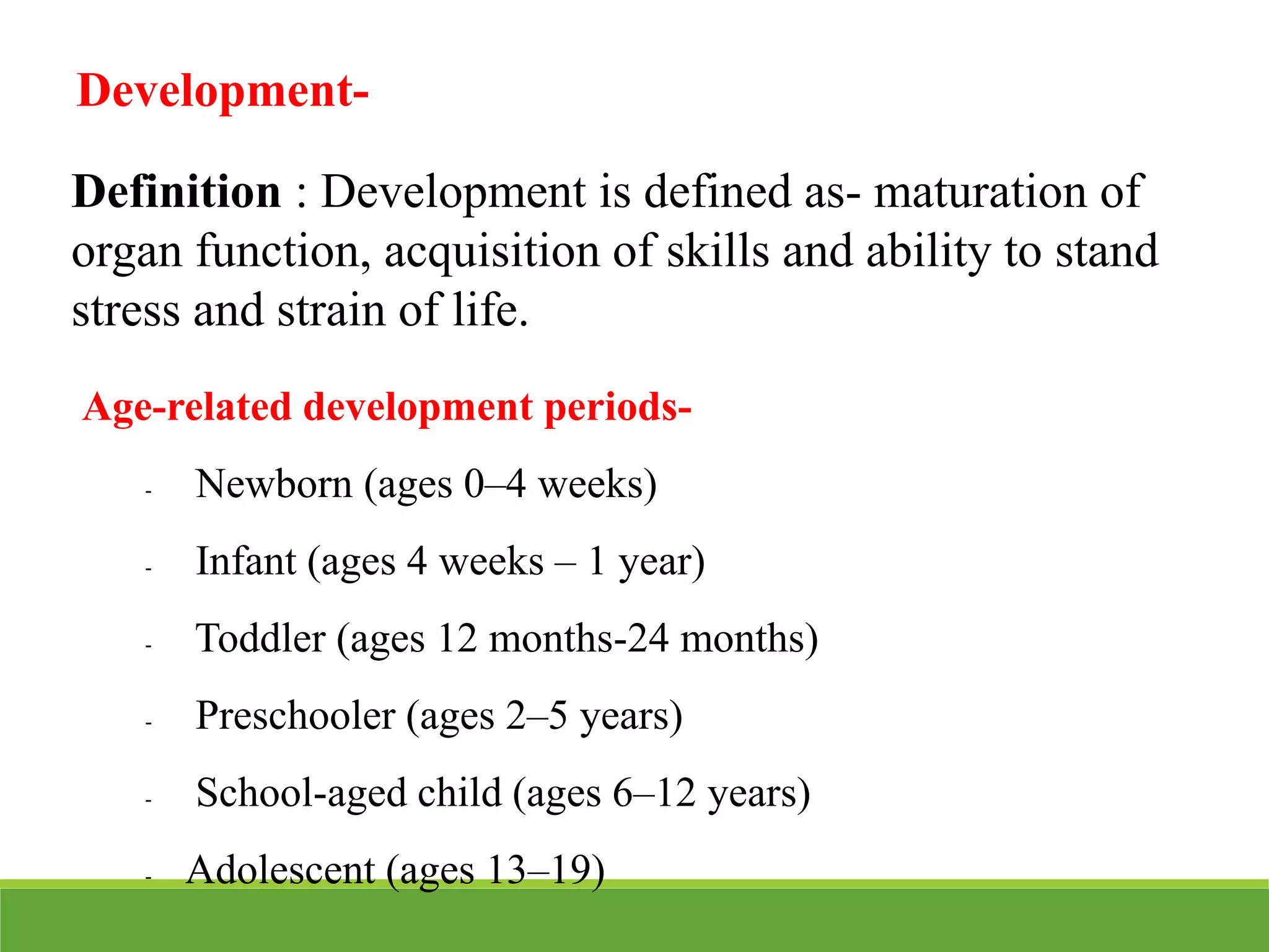 Lecture 3. Normal Development in Children. | PPTX