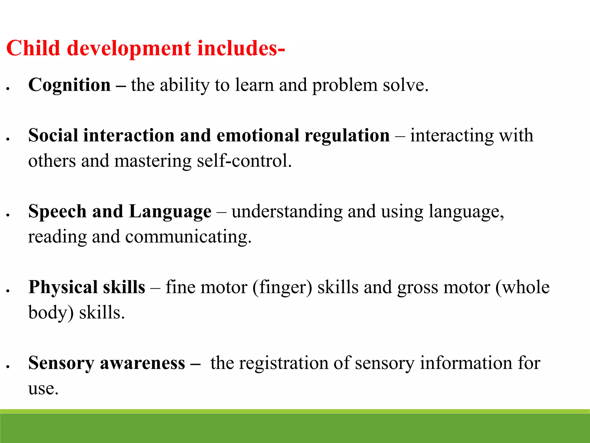 Lecture 3. Normal Development in Children. | PPTX