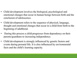 Lecture 3. Normal Development in Children. | PPTX