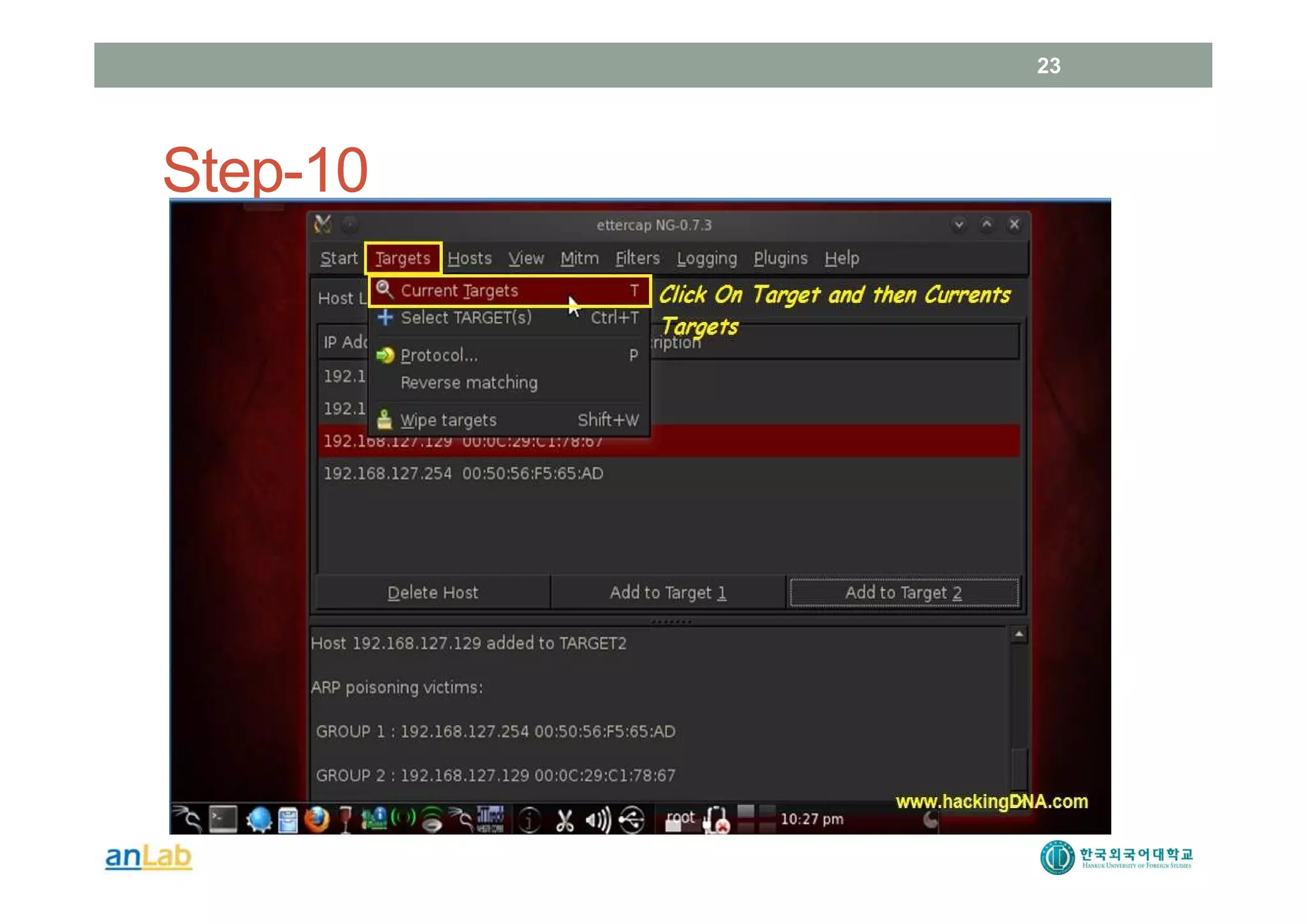 Hacking With Backtrack Lecture 3 Ppt