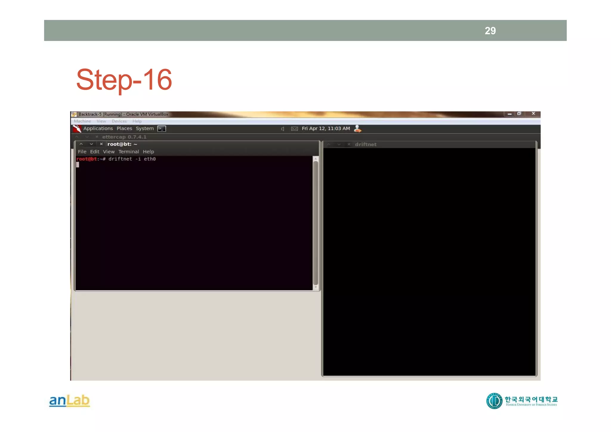 Hacking with Backtrack Lecture-3 | PPT