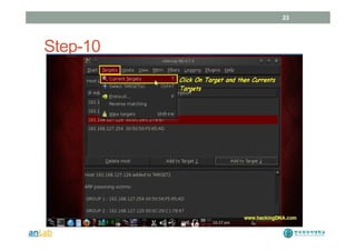Hacking with Backtrack Lecture-3 | PPT
