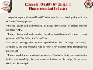 Lecture 3 (quality of design and quality of conformance) | PPTX
