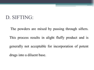 Pharmaceutical powders classification etc | PDF