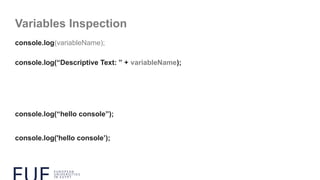 JavaScript programming constructs and rules | PPT