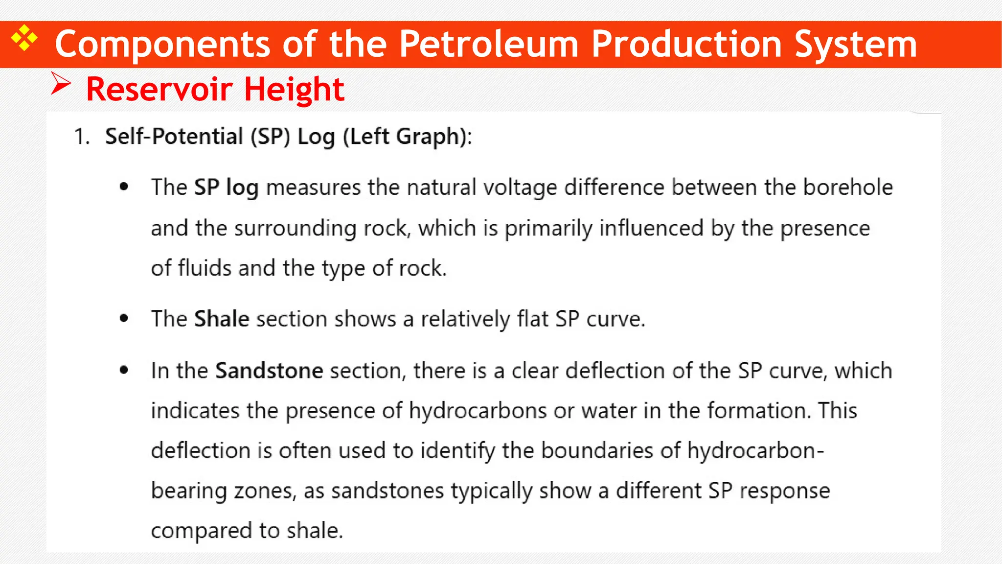 Components of the Petroleum Production System | PPTX