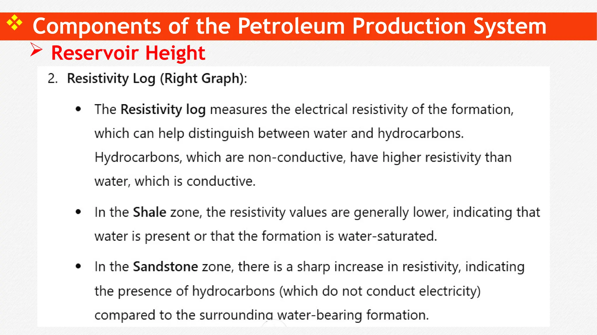Components of the Petroleum Production System | PPTX