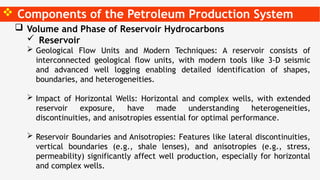 Components of the Petroleum Production System | PPTX
