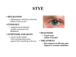 Principles of Clinical Medicine - Disorders of the eye | PPTX