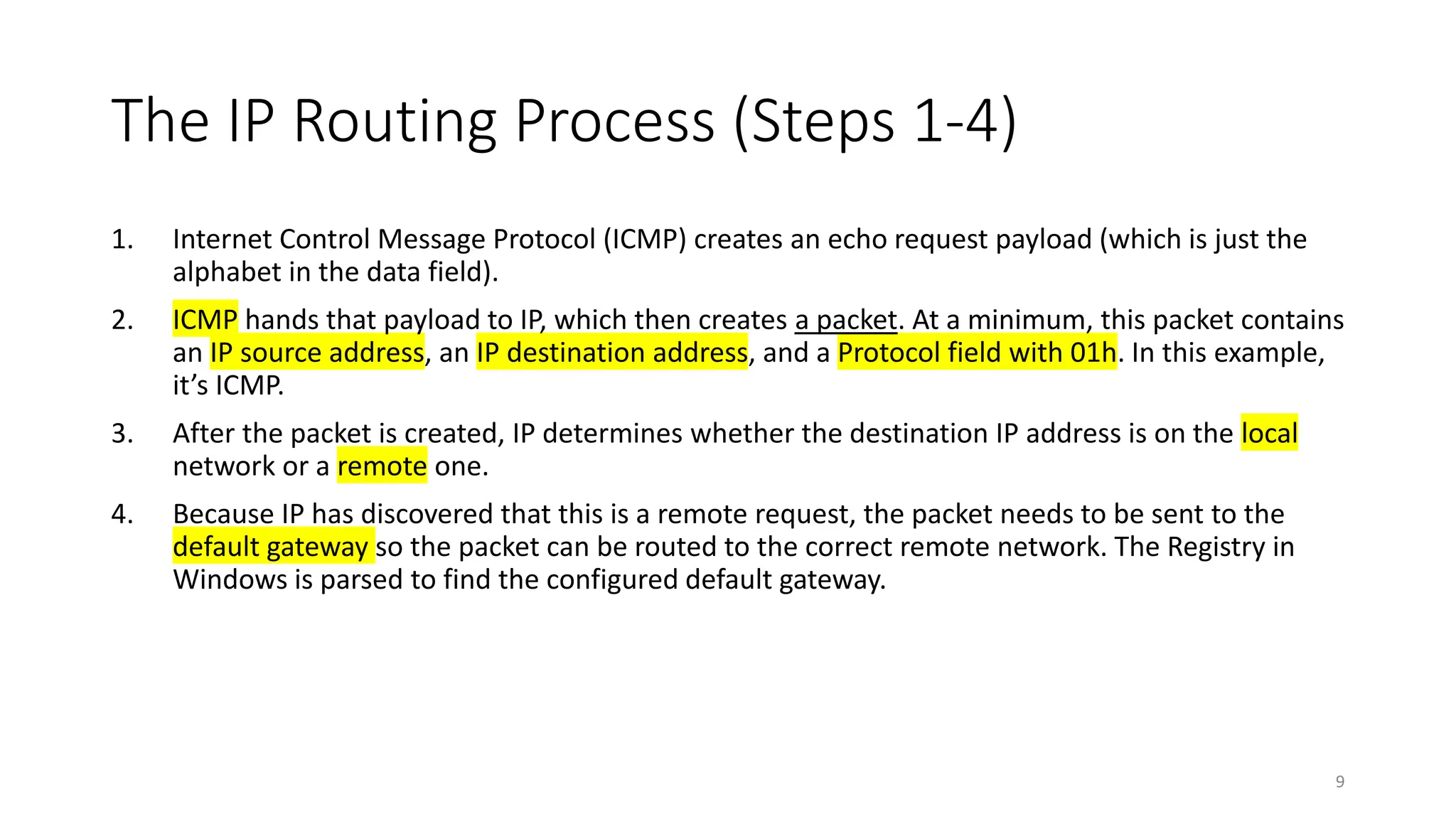 Lecture 3 Introduction To Ip Routing Pdf