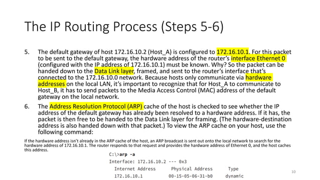 Lecture 3 Introduction To Ip Routing Pdf