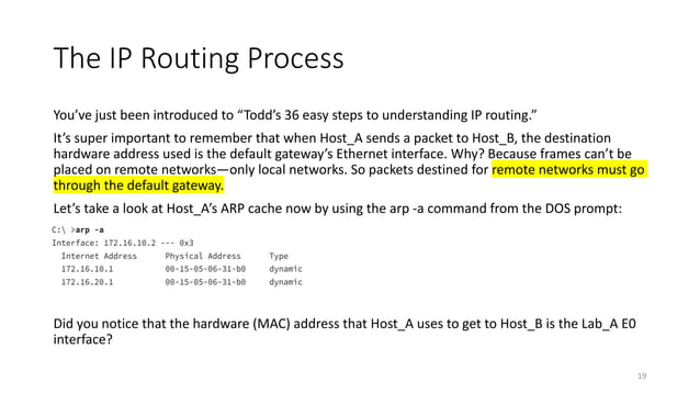 Lecture 3 Introduction To Ip Routing Pdf