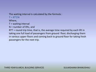 Lecture 3-lifts n escalators | PPTX