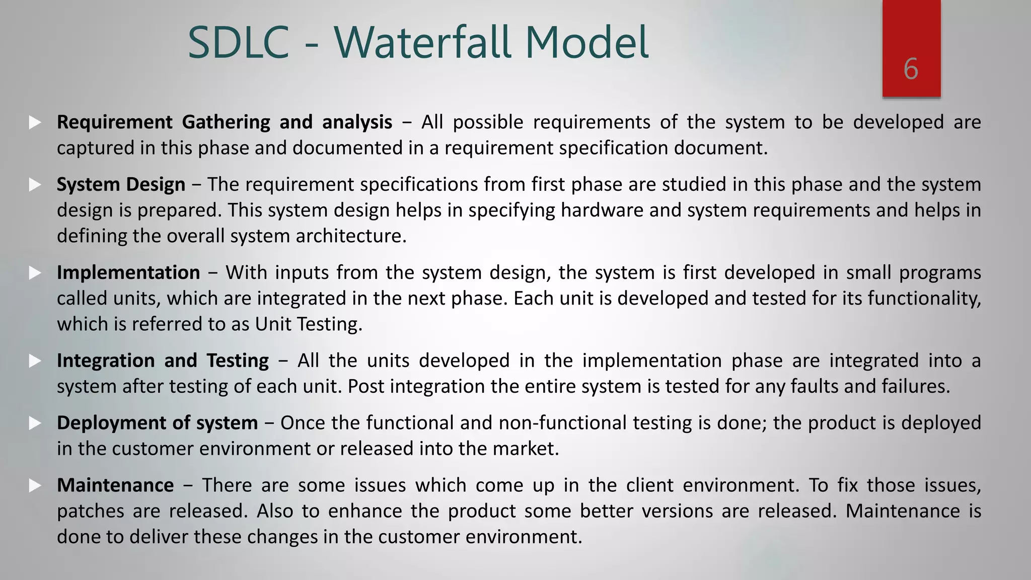 Lecture-3-SDLC Models-part1.pptx | Operating Systems | Computer Software and Applications