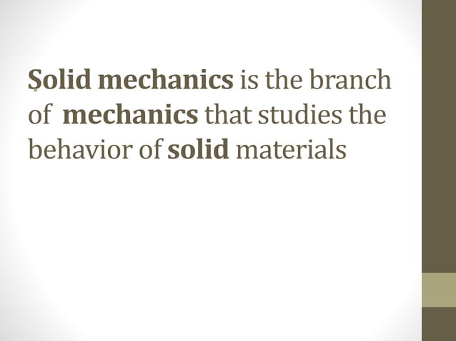 Elements of Solid Mechanics.ppt