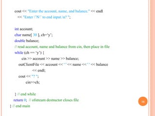 file handling c++ | PDF