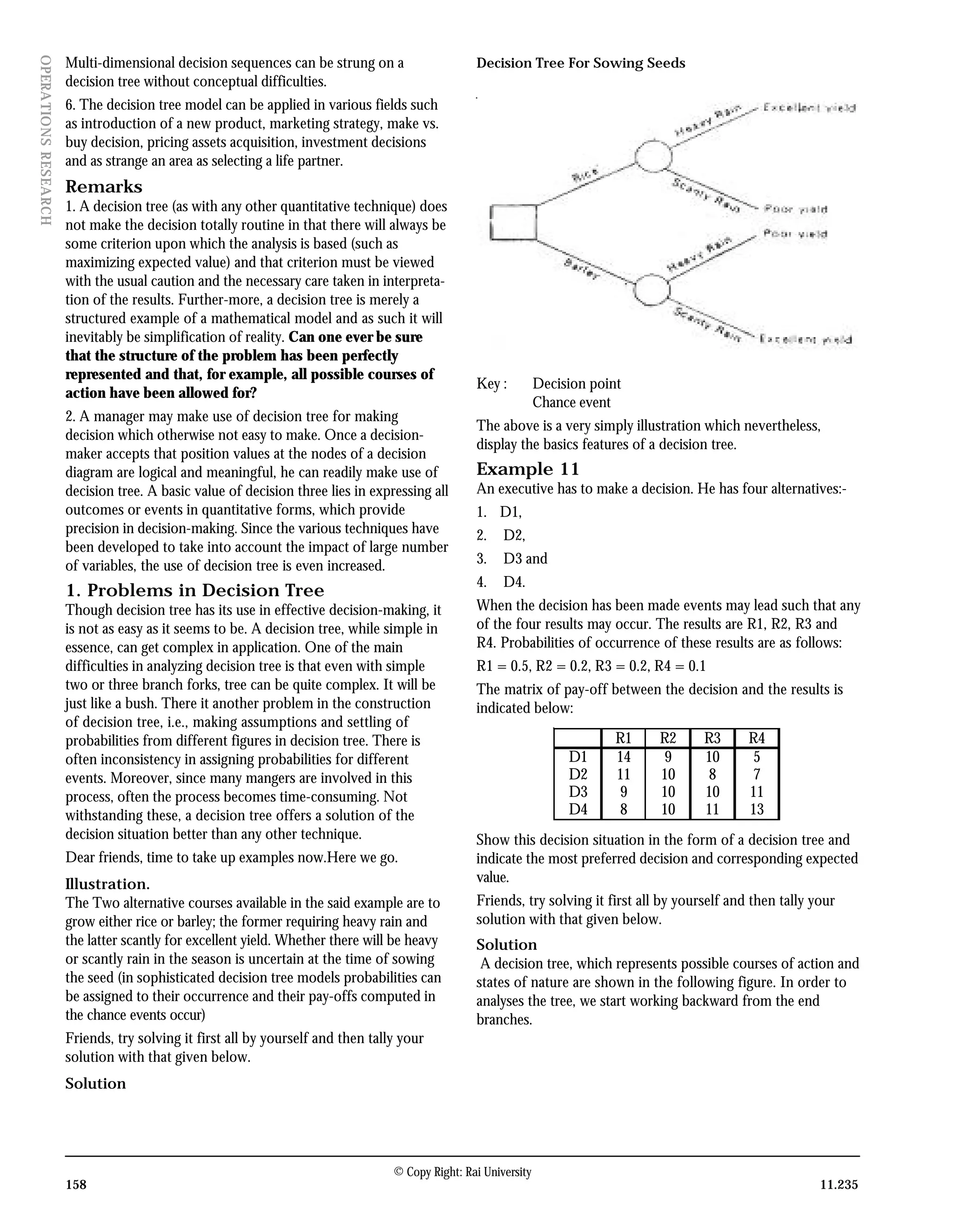 decision tree analysis Er. S Sood | PDF