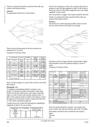 decision tree analysis Er. S Sood | PDF