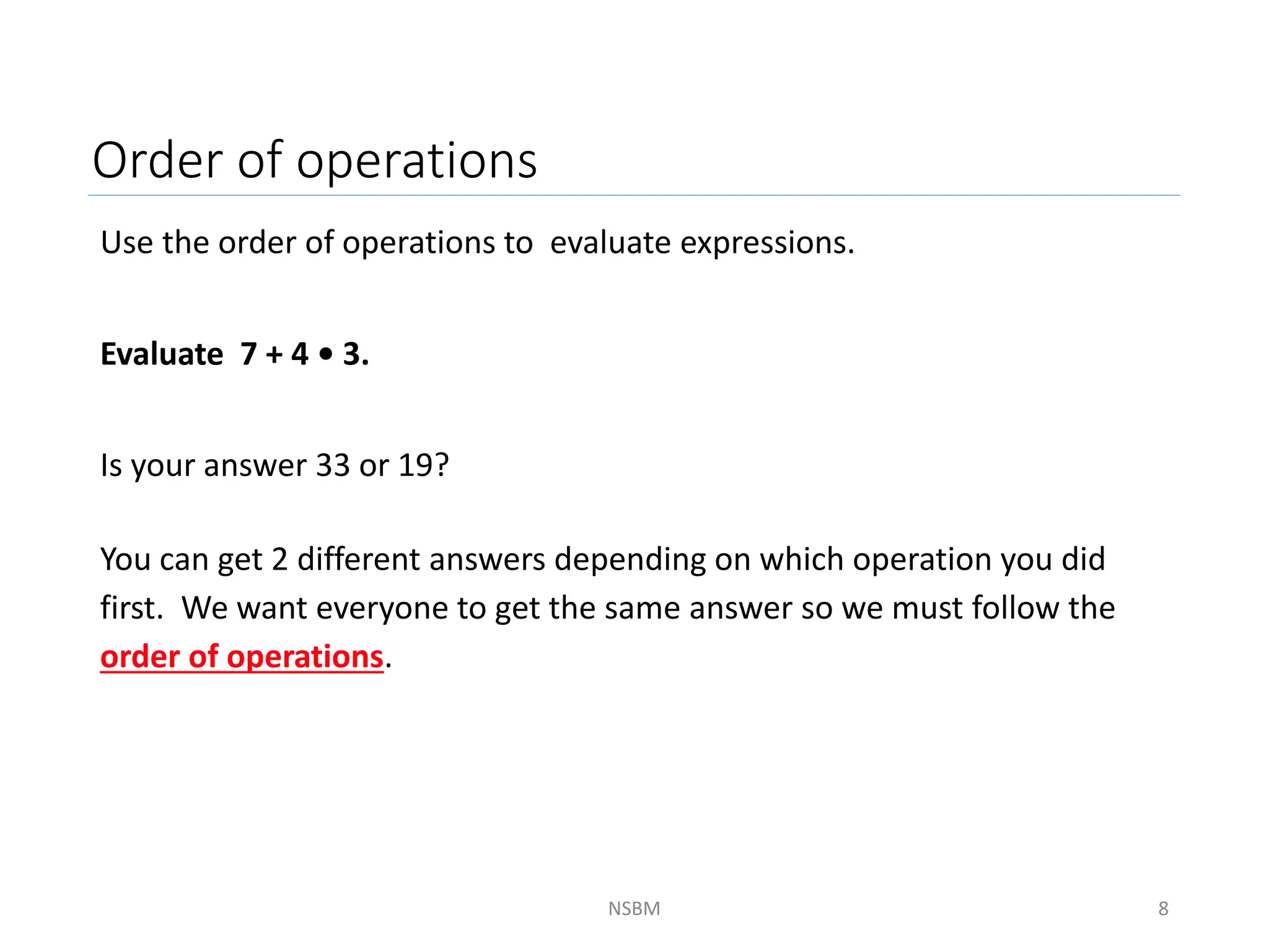 Lecture 3 (algebraic expressions) | PPTX