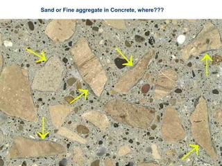 Lecture 3, constituents of concrete-fine aggregate | PPT