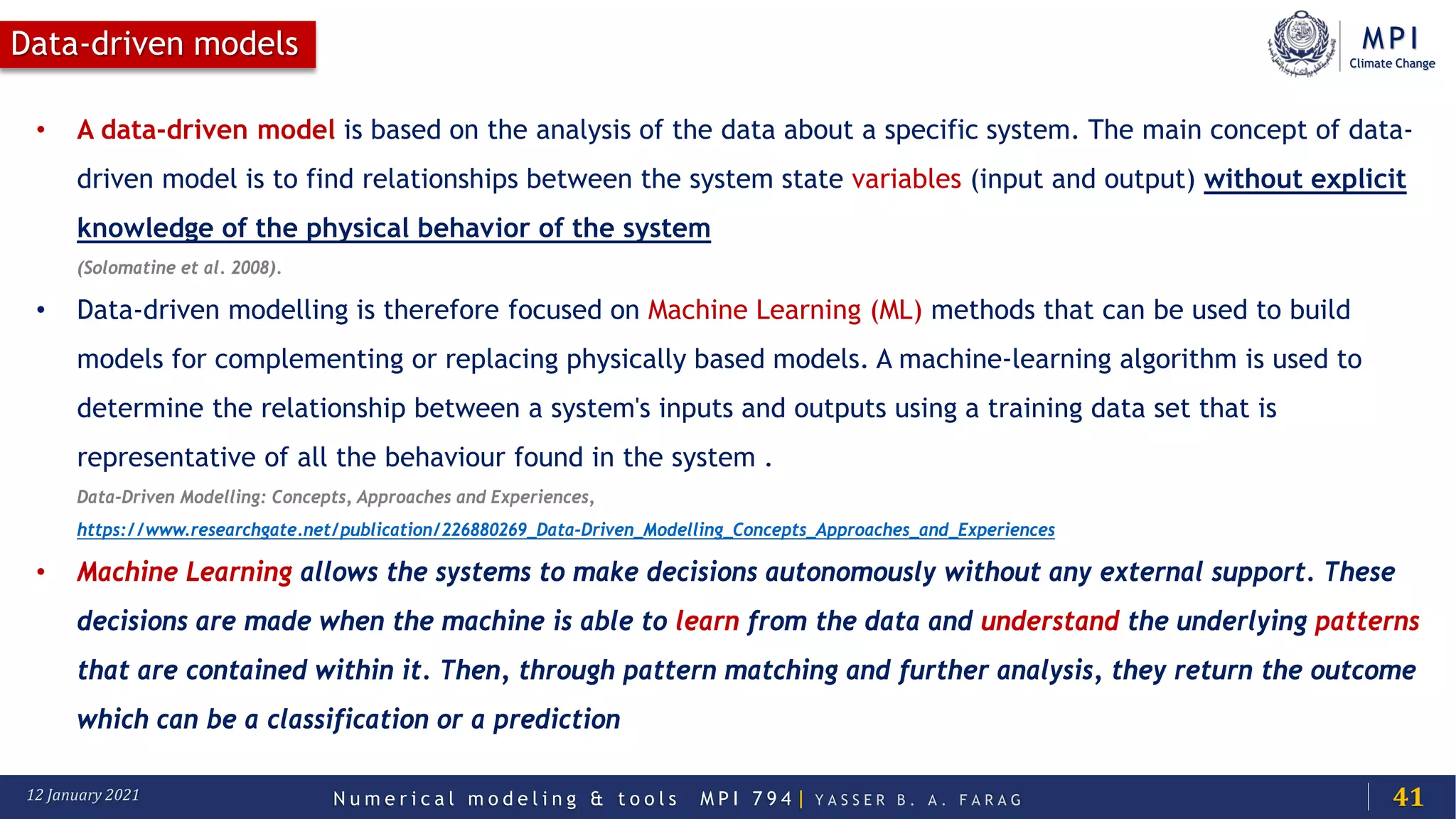 Lecture 3 data-driven models | PDF