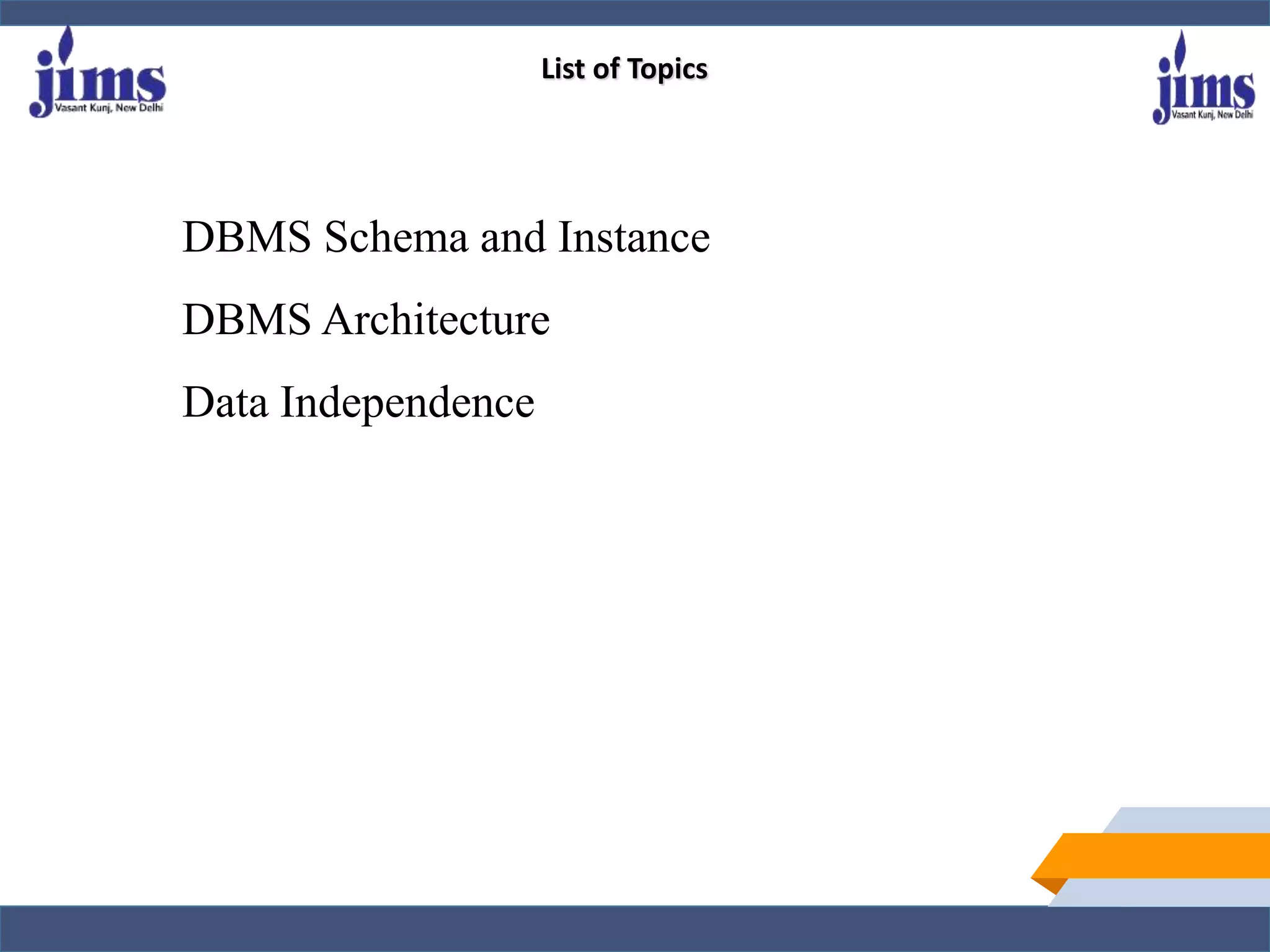 Lecture 3 Dbms Architecturepptx Databases Computer Software And Applications