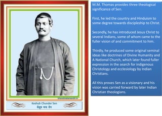 Lecture-3; K.C. Sen (1838-1884) | PPTX