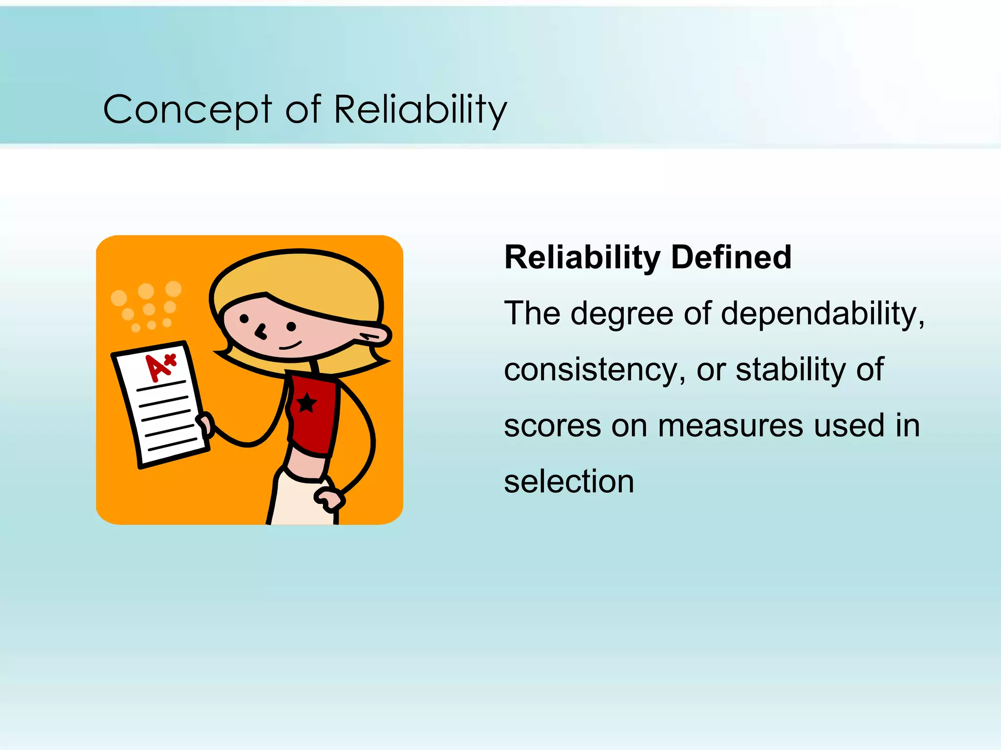 Lecture 3 measurement, reliability and validity ( | PPTX